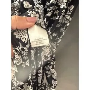 miami | Dresses | Mi Ami Girls Black White Floral Smocked High Low ...